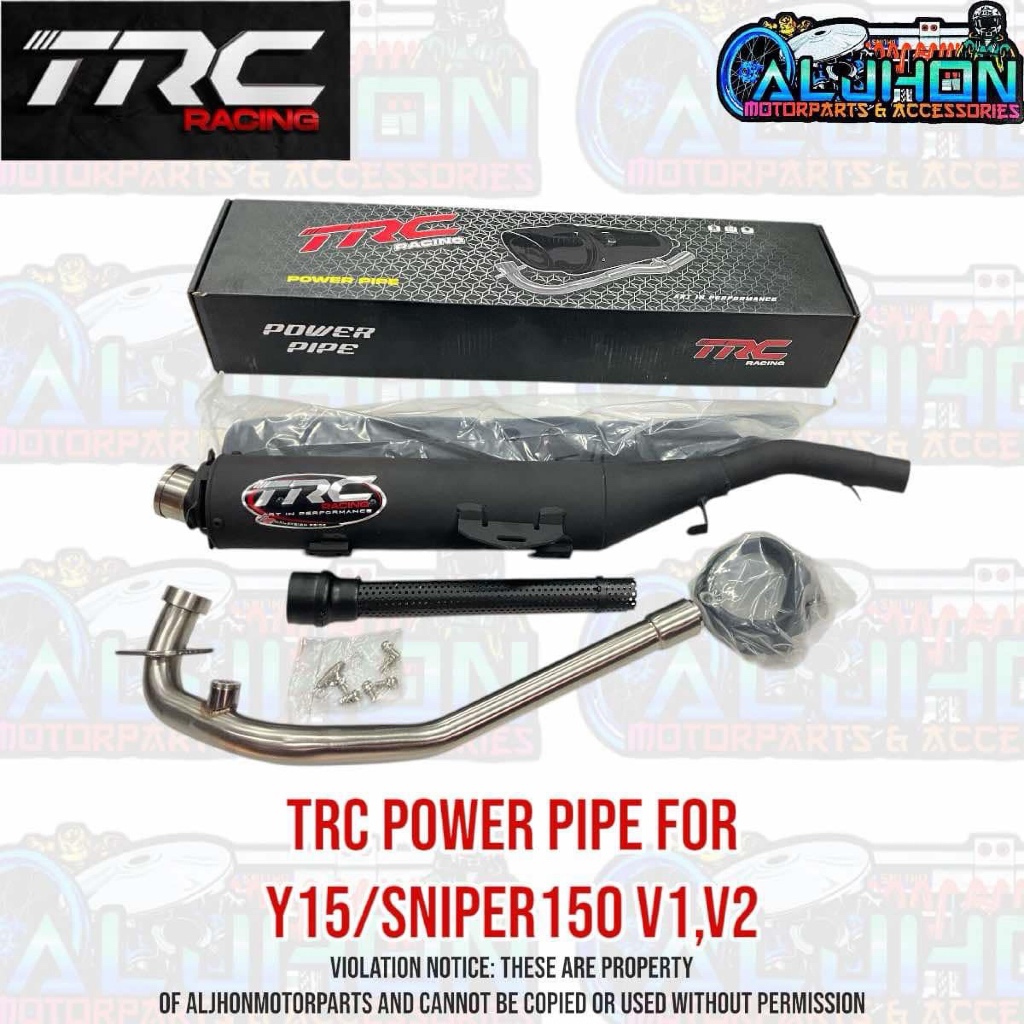 TRC POWER PIPE FOR Y15/SNIPER150 V1,V2 | Shopee Philippines