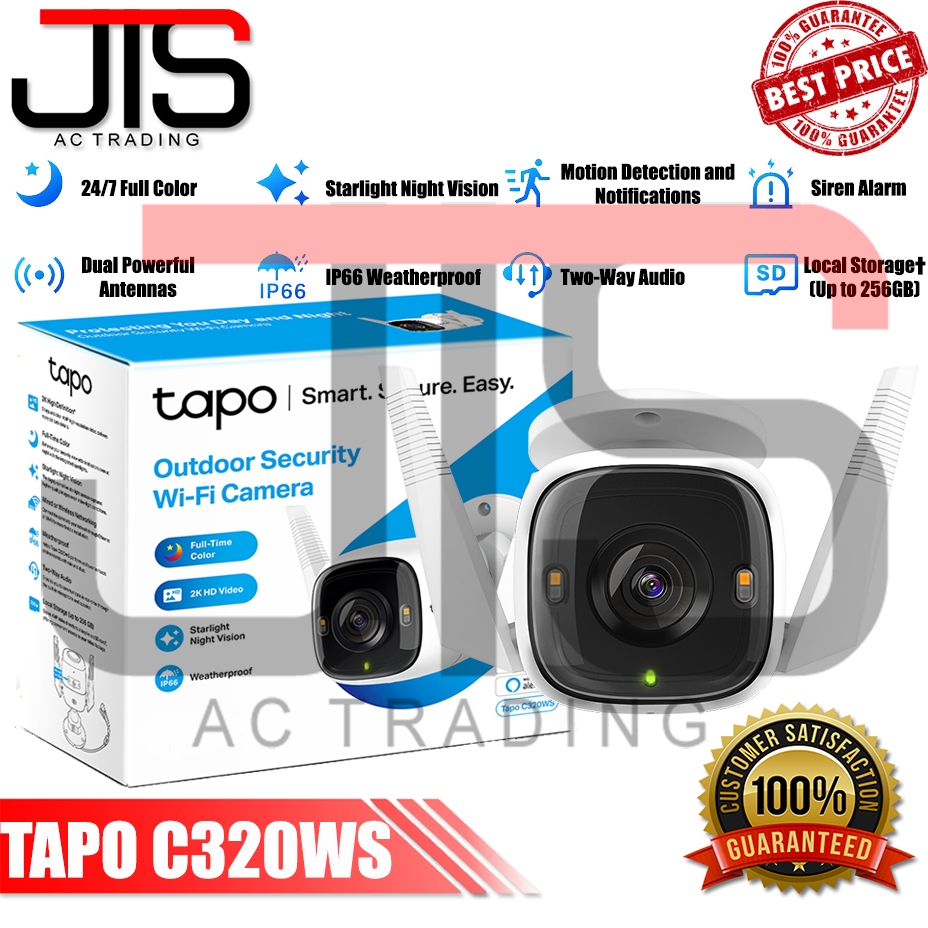 Tapo C320WS Outdoor Security Wi-Fi Camera | Shopee Philippines