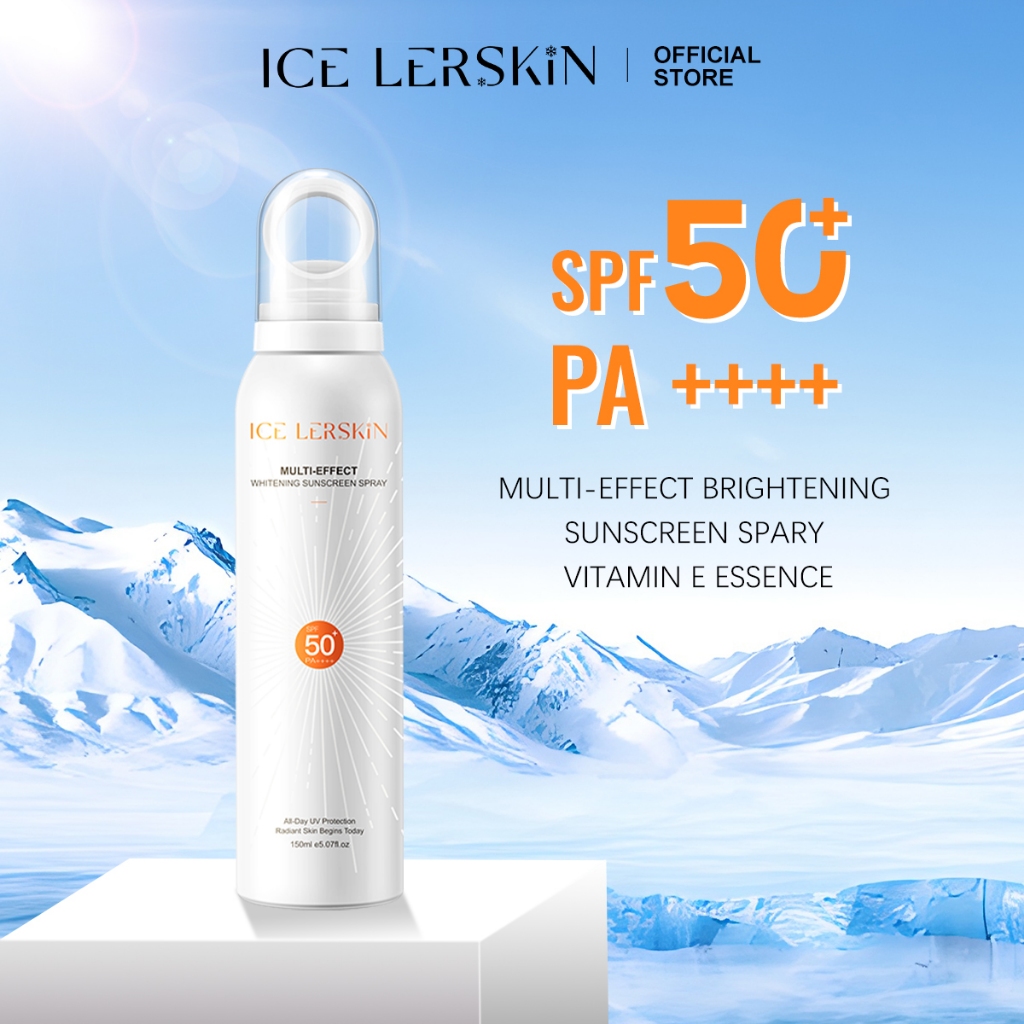 ICE LERSKIN Sunscreen Spray Spf 50 Pa++++ Sunscreen multi-effect ...