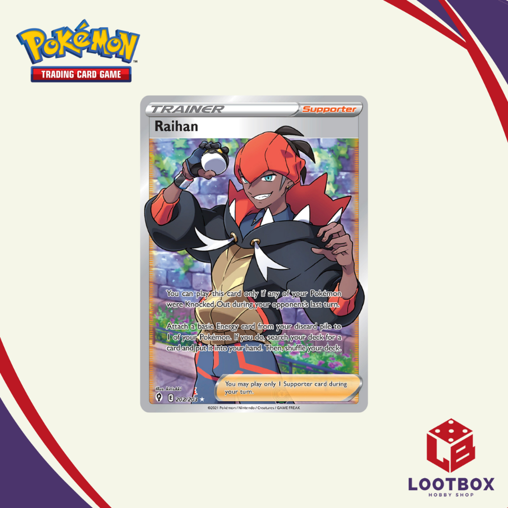 Pokemon Card Game: Raihan (Ultra Rare) - Evolving Skies | Shopee ...