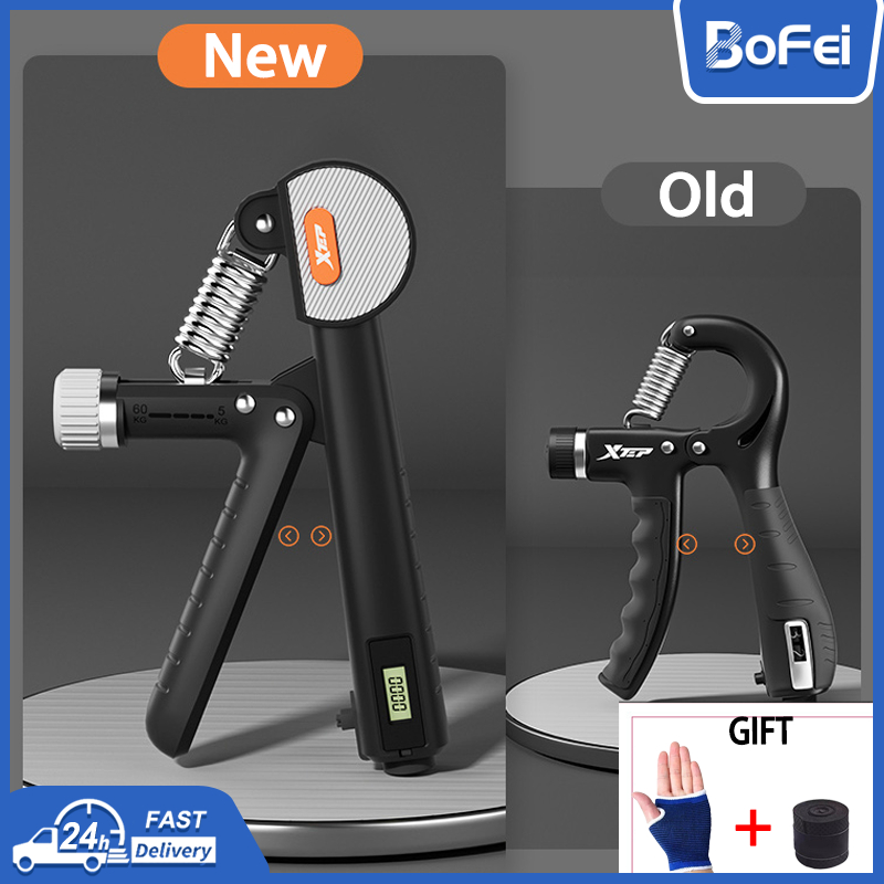 Adjustable 5-60Kg Hand Grip Strengthener Exercise Enhancer Gripper ...