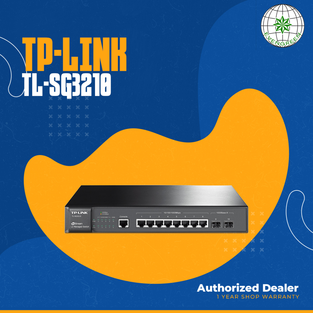 TP-Link Omada TL-SG3210 JetStream 8-Port Gigabit L2 Managed Switch with ...