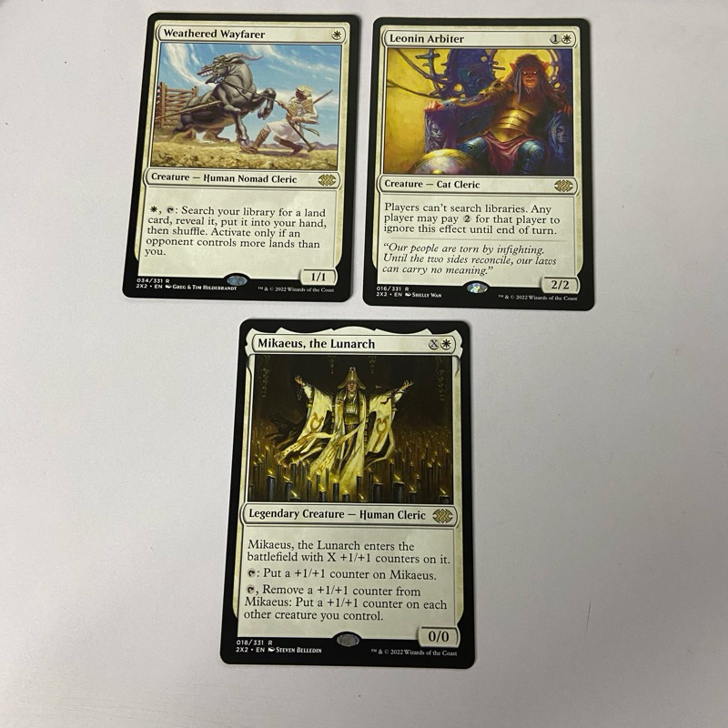 WEATHERED WAYFERER LEONIN ARBITER MIKAEUS, THE LUNARCH | 2X2 DOUBLE ...