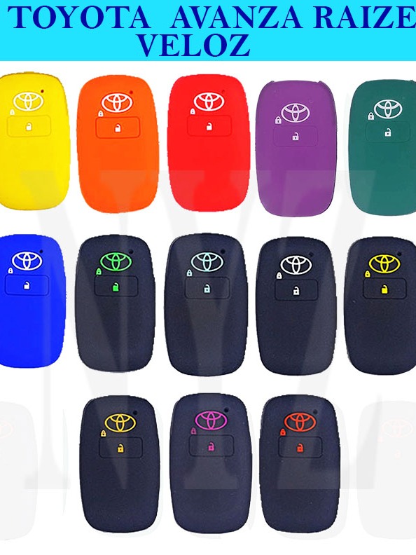 TOYOTA Rush / Raize / Avanza / Veloz Silicone Key Cover - 2 buttons ...