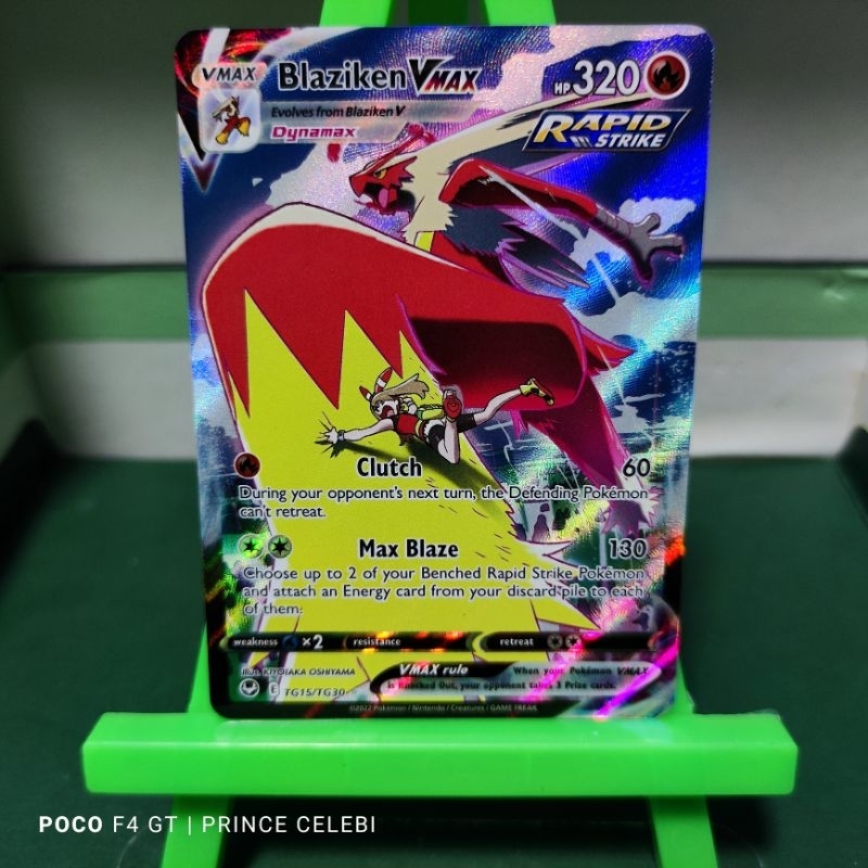 Pokemon TCG - Blaziken Vmax TG | Shopee Philippines