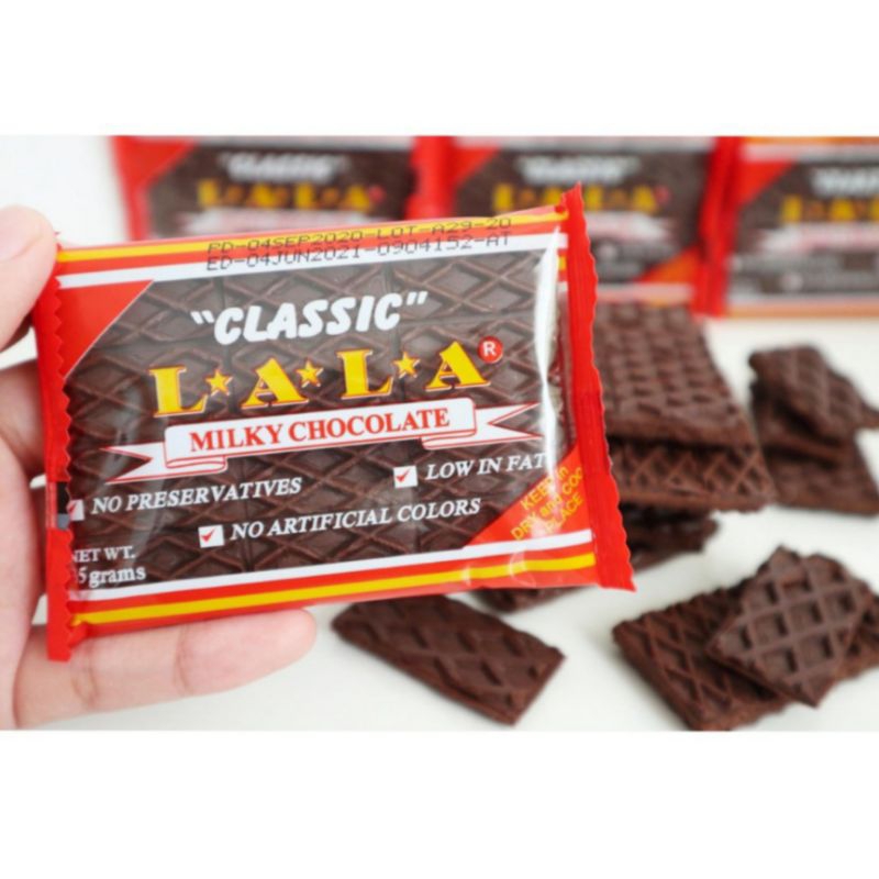 Lala Milky Chocolate/Ube Pastillas 12x35grams | Shopee Philippines