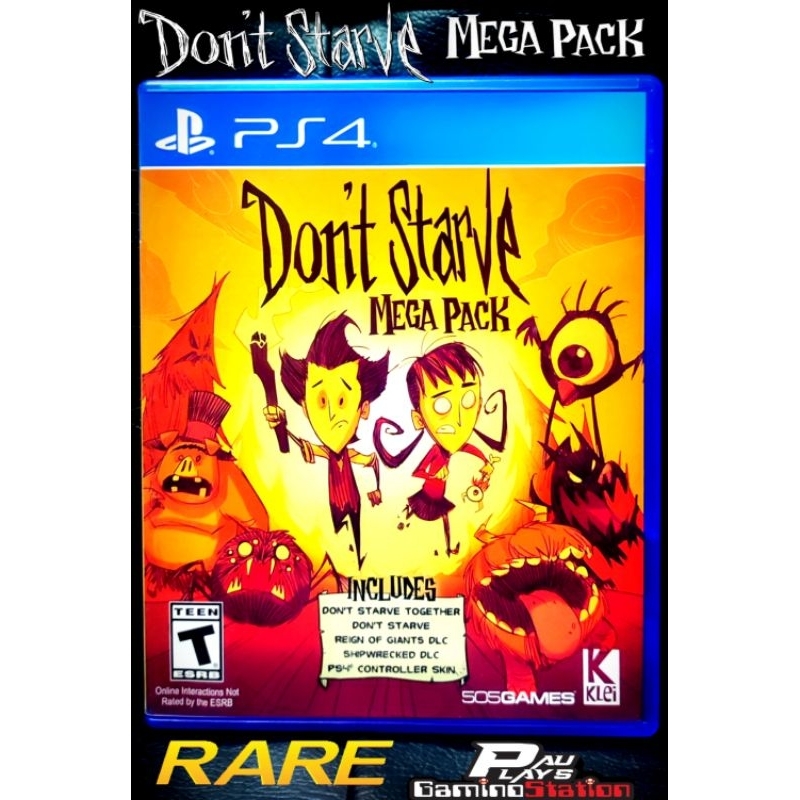 Don't Starve: Mega Pack Collection【Very Rare】505 Games With Stickers【R1/ALL】USA Region for PS4 ...