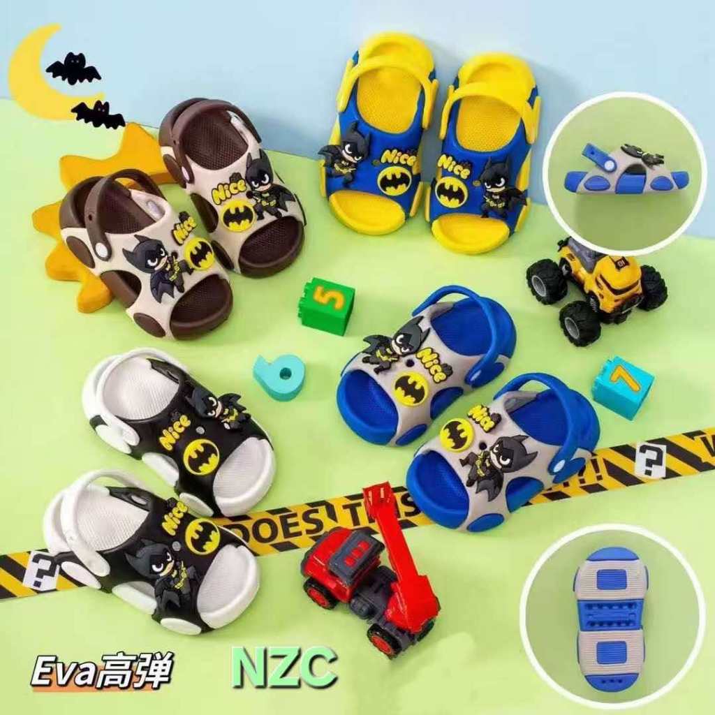 Batman Slippers For Boys Kids Fashion | Shopee Philippines