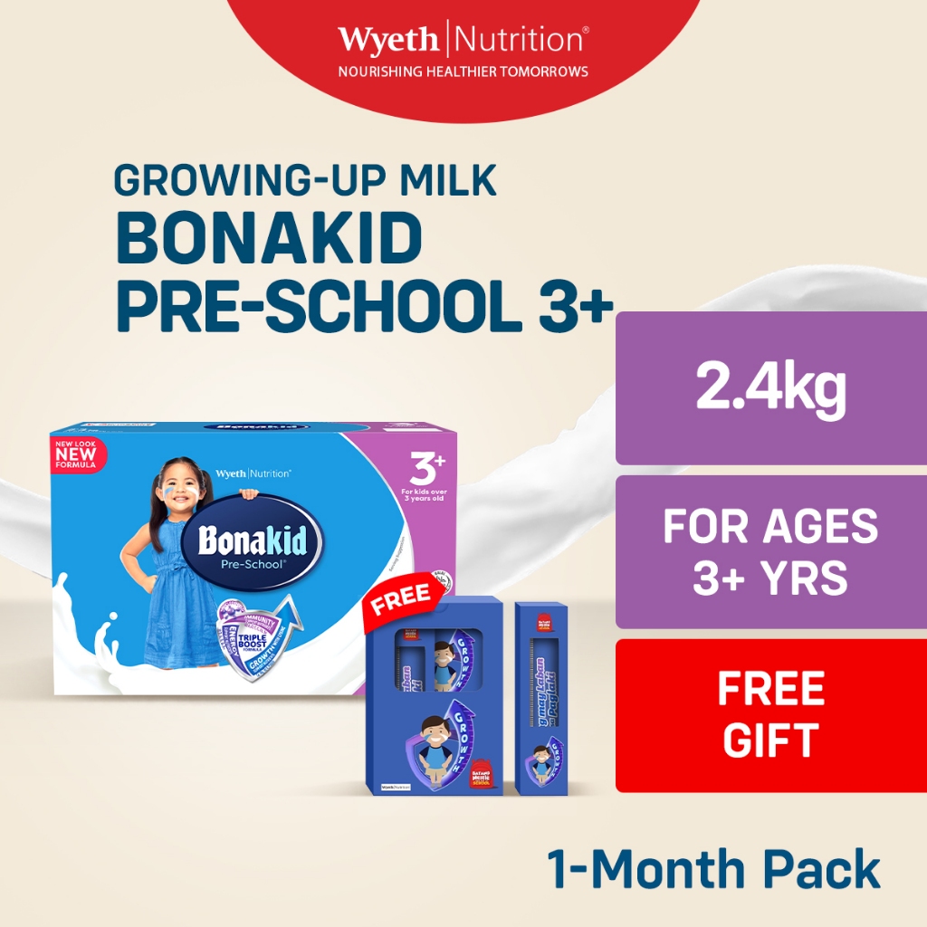 BONAKID PRE-SCHOOL 3+ Powdered Milk Drink for Children Over 3 Years Old ...