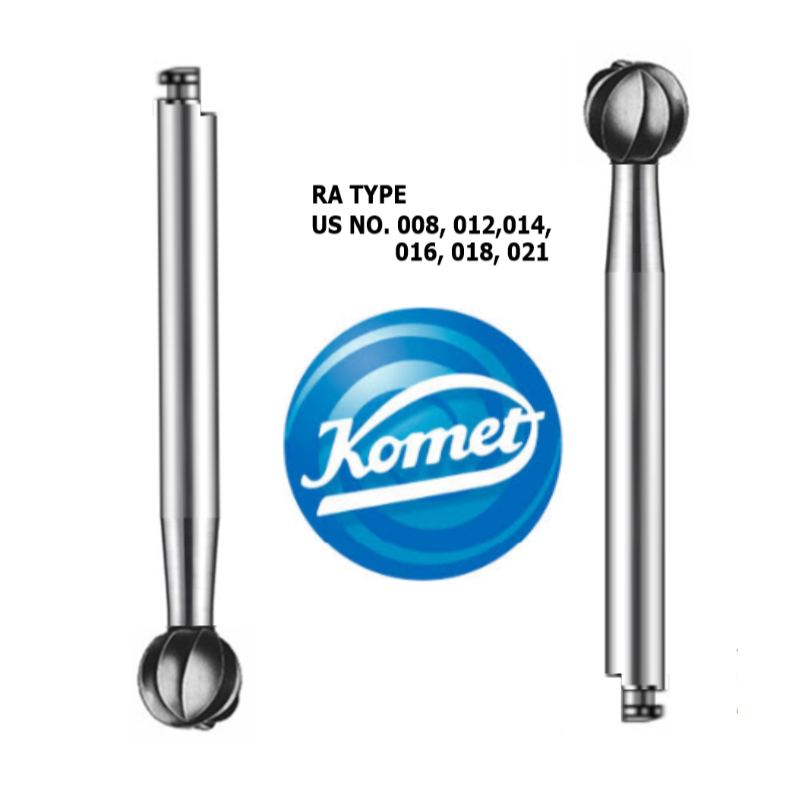 KOMET BUR[USA]DENTAL RA (LATCH TYPE) CARBIDE ROUND BUR FOR LOW-SPEED ...