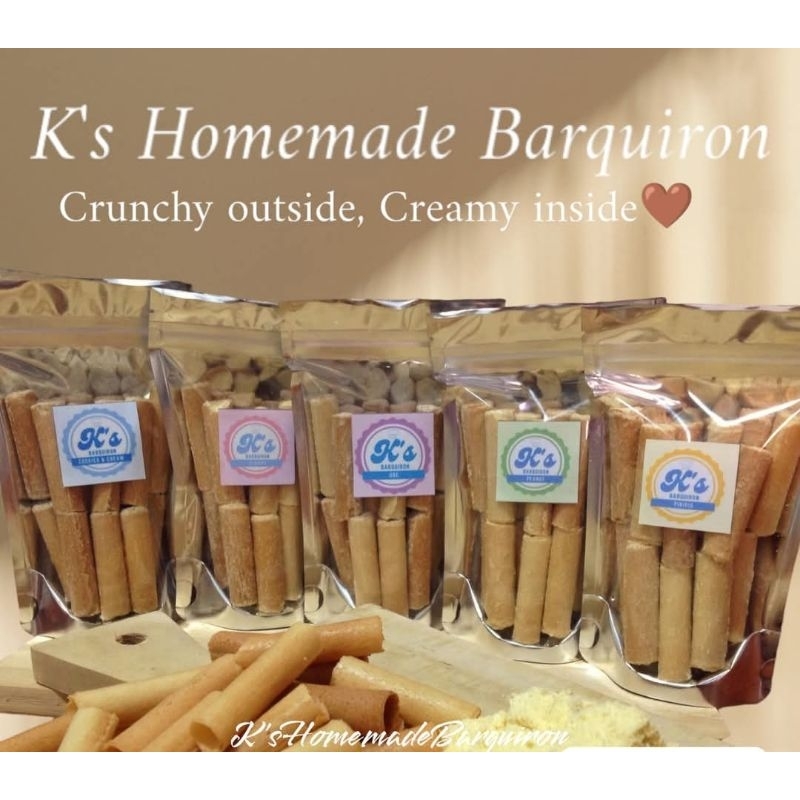 SPECIAL homemade polvoron barquiron crunchy outside creamy inside ...