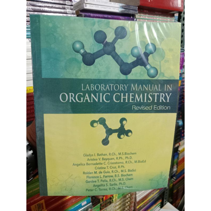 LABORATORY MANUAL IN ORGANIC CHEMISTRY ( REVISED EDITION ) | Shopee Philippines