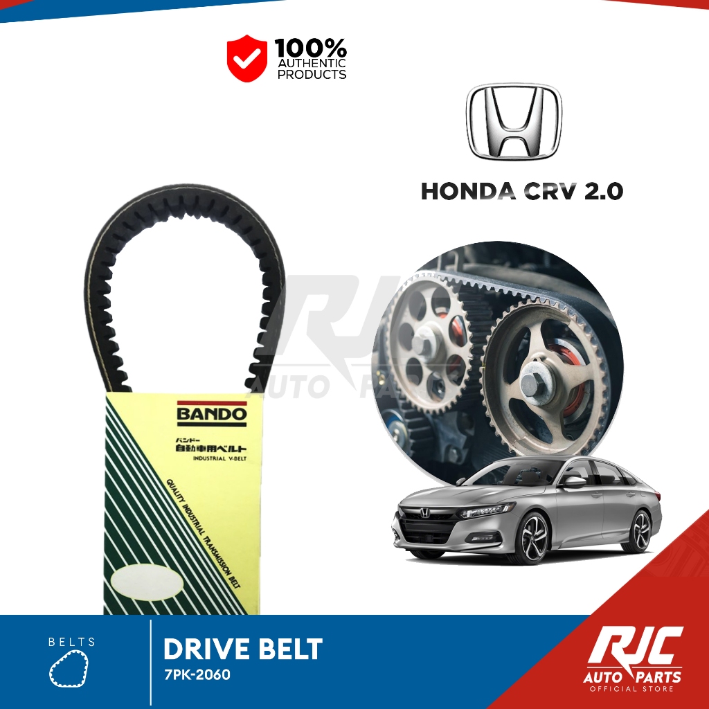 BANDO DRIVE BELT HONDA CRV 3RD GEN 2007-2012 7pk-2060 1pc | Shopee ...