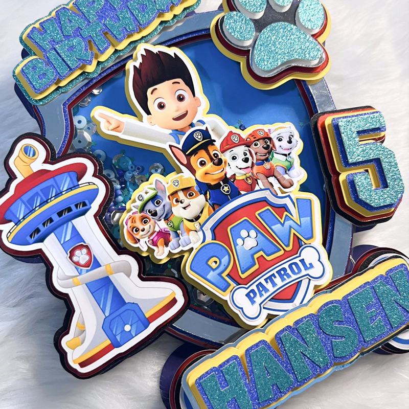Customized Cake Topper Paw Patrol | Shopee Philippines