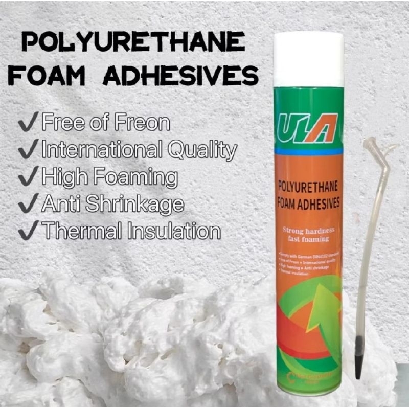 (PER CAN) ULA Polyurethane Expanding Foam Spray sealant PU filler insulation wall (750ML ...