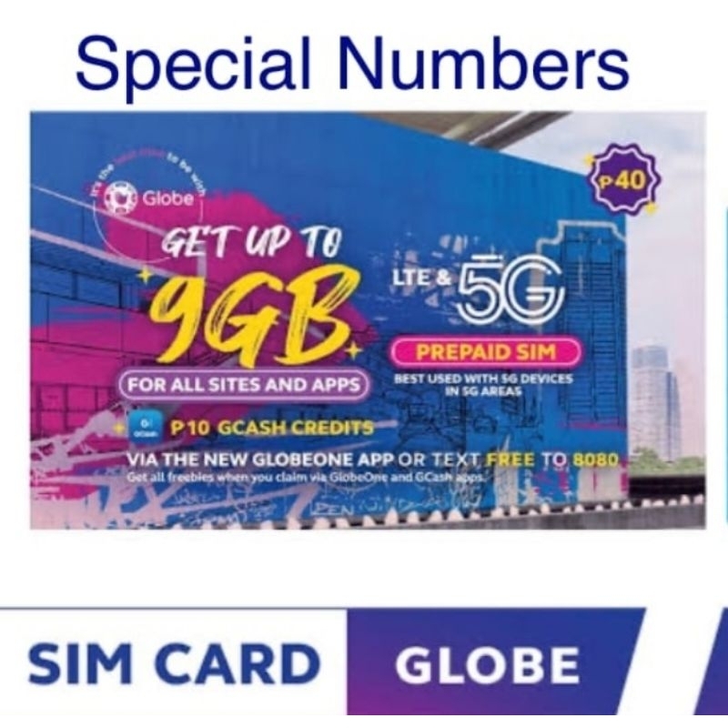 Globe BATCH 3 Special Number/Vanity/Easy to Memorize Numbers for ...