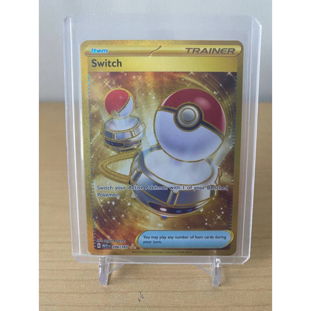 Switch - 206/165 - Gold Secret Rare - Scarlet & Violet: 151 Set ...