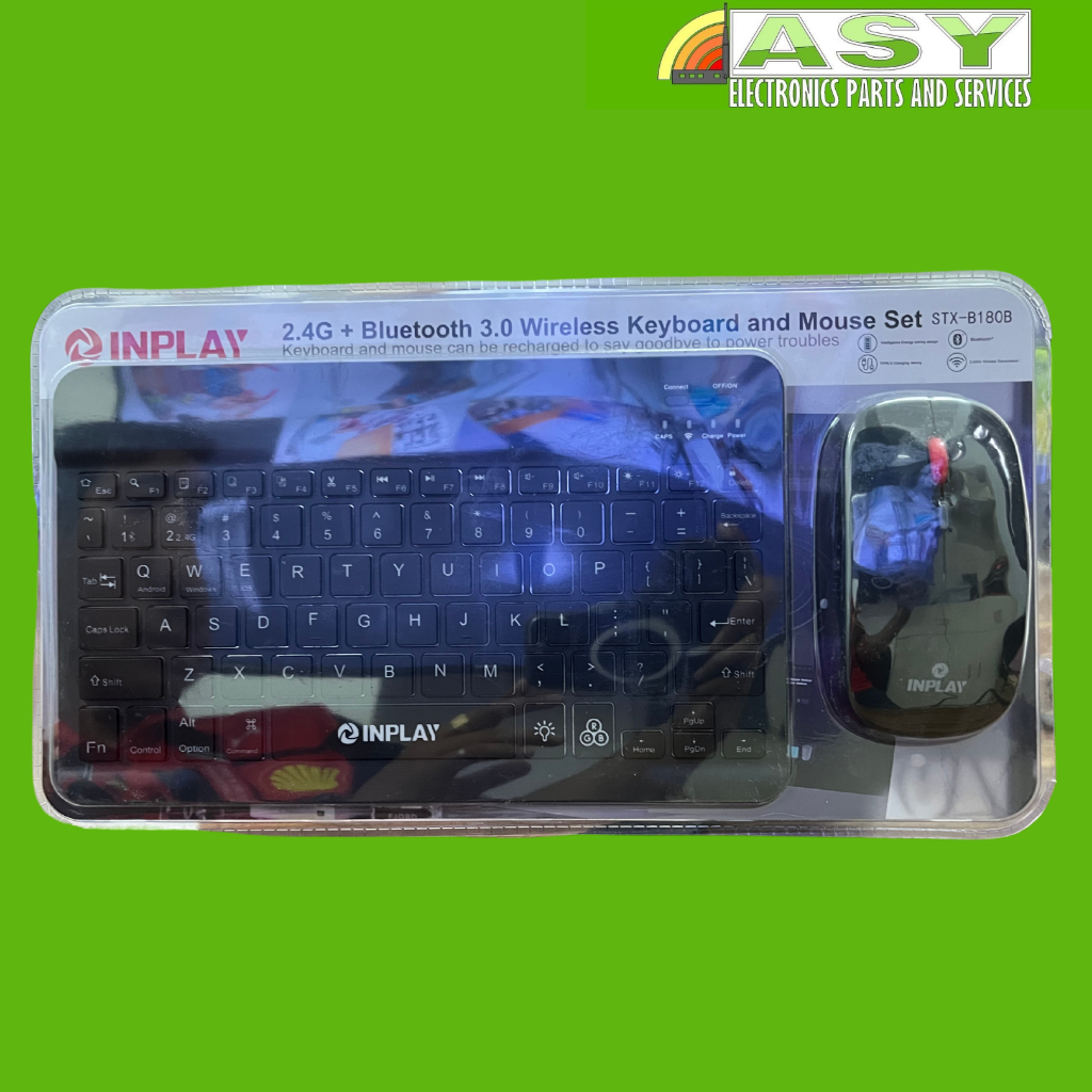 INPLAY STX-B180B WIRELESS KEYBOARD AND MOUSE | Shopee Philippines