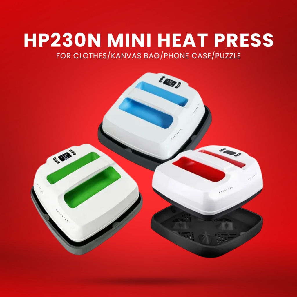 Portable Iron Heat Press Machine 23.5cm x 23.5cm for Sublimation ...