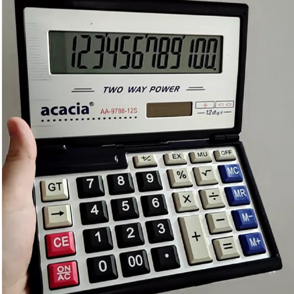 new cod 9788-Folding flip calculator, solar calculator large screen ...