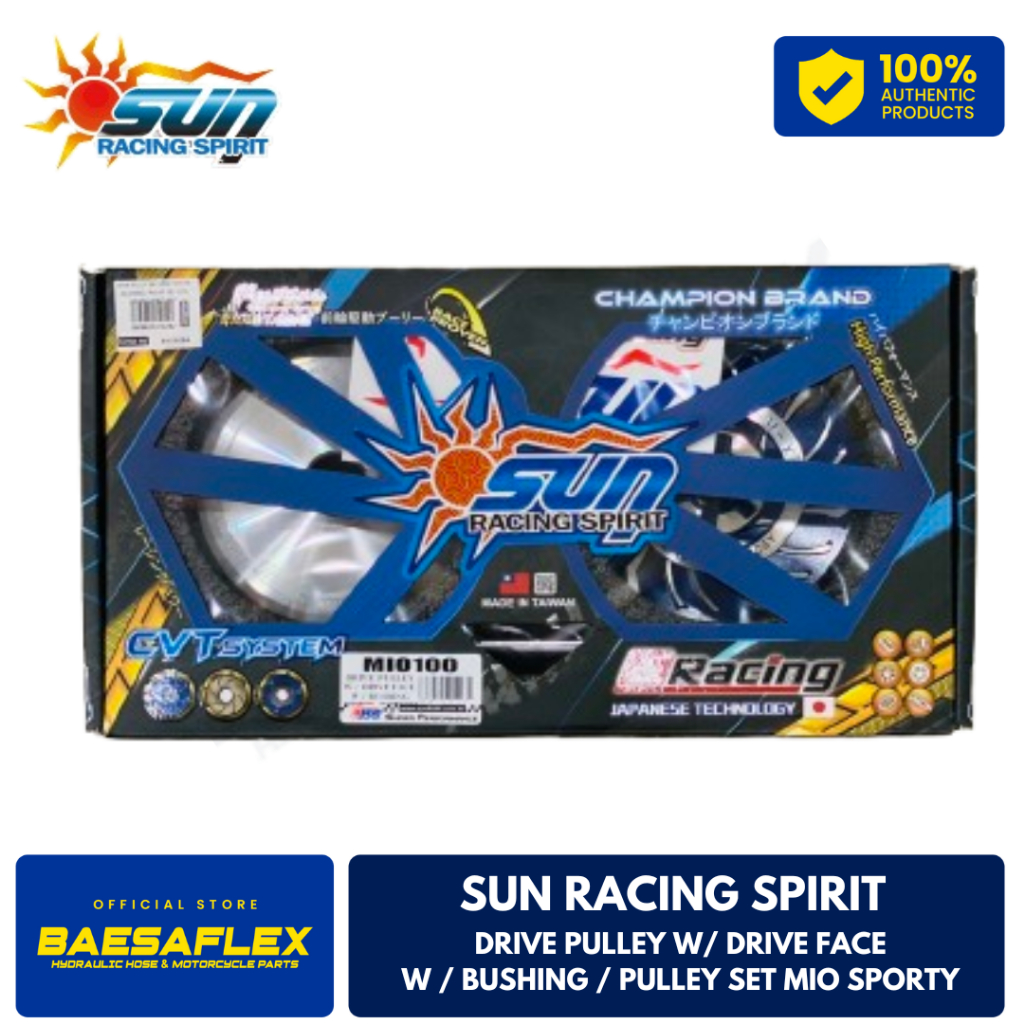 SUN RACING SPIRIT DRIVE PULLEY W/ DRIVE FACE W / BUSHING / PULLEY SET ...