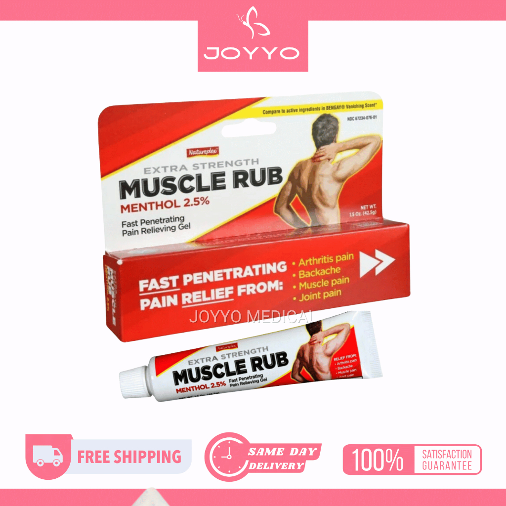 Natureplex ured Extra-Strength Pain Relieving Muscle Rub Gel with ...