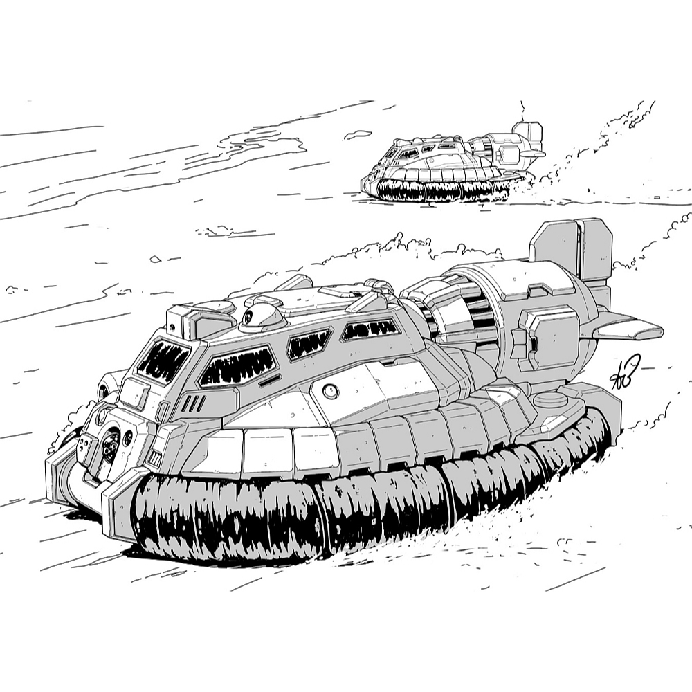 Savannah Master Reconnaisance Hovercraft (Battletech Proxy) | Shopee ...