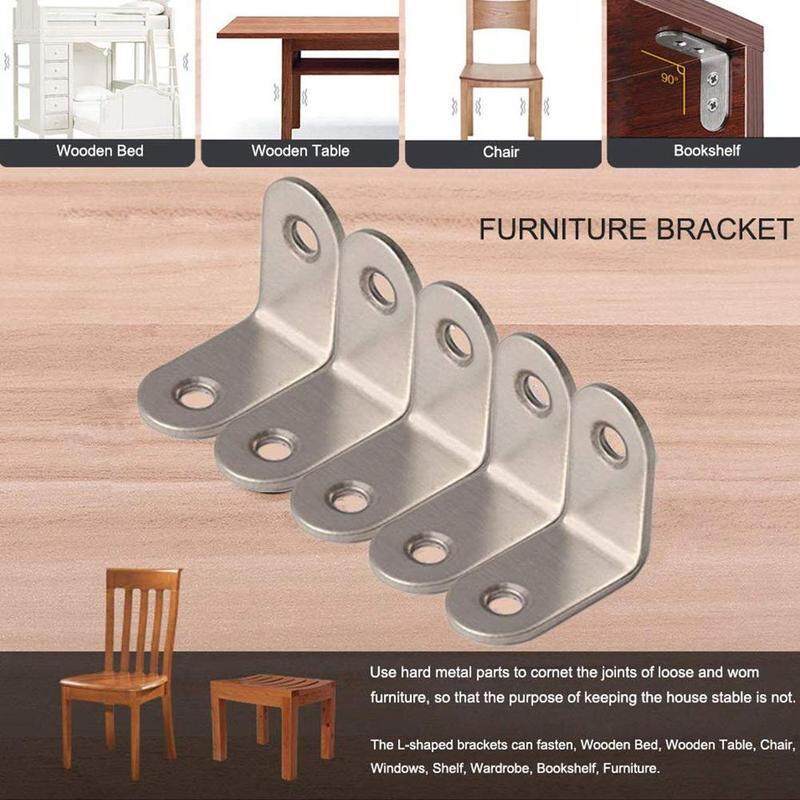 Angle Bracket Furniture Connection Stainless Steel Corner Code 90 ...