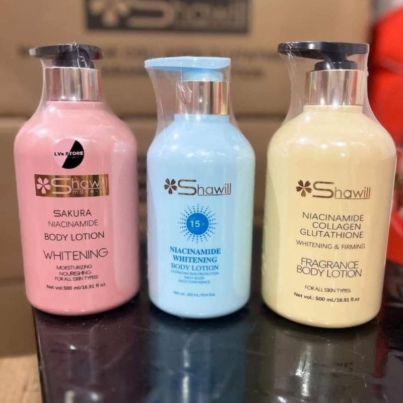 [ORIGINAL] Shawill Sakura Collagen Lotion Glutathione Whitening 500ml ...