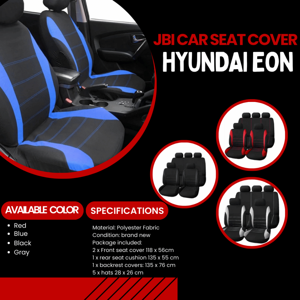 Hyundai Eon Full Seat Car Cover (Patterned) Set for 5 seater | Shopee ...