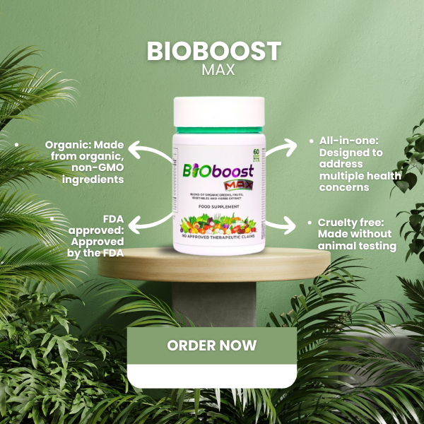 "BioBoost Max Supplement - Advanced Formula for Energy, Immunity ...