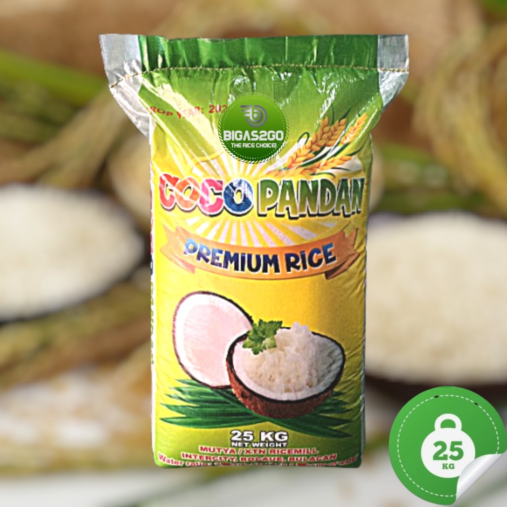 BIGAS2GO Coco Pandan Premium Rice 25kg | Aromatic, Soft & Fluffy | High ...