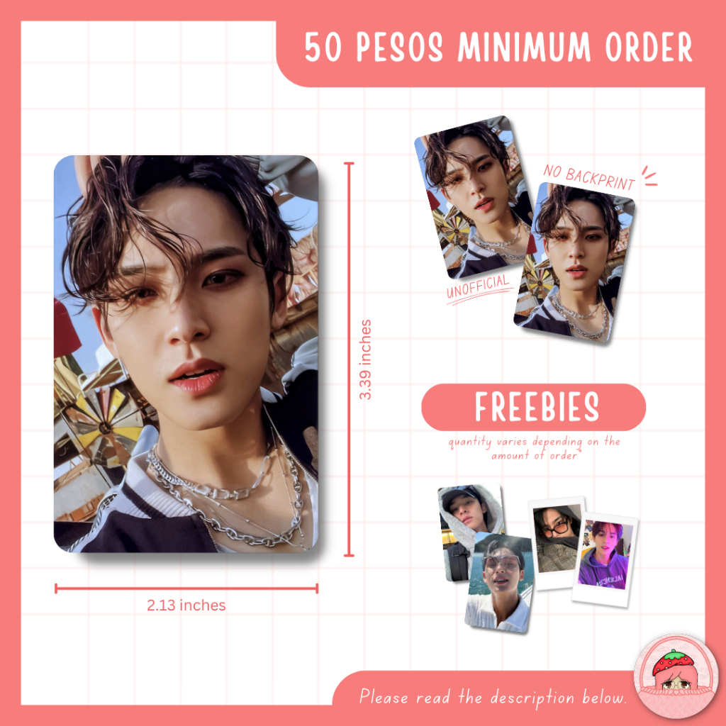 MINGYU FACE THE SUN FTS WEVERSE JAPAN CARAT VER POB PC PHOTOCARD ...