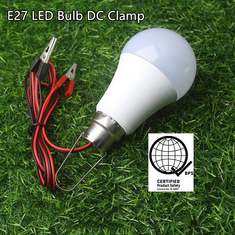 moosor DC 12V Bulb Clip Battery Small With Cable Low Voltage Dc Dry LED ...