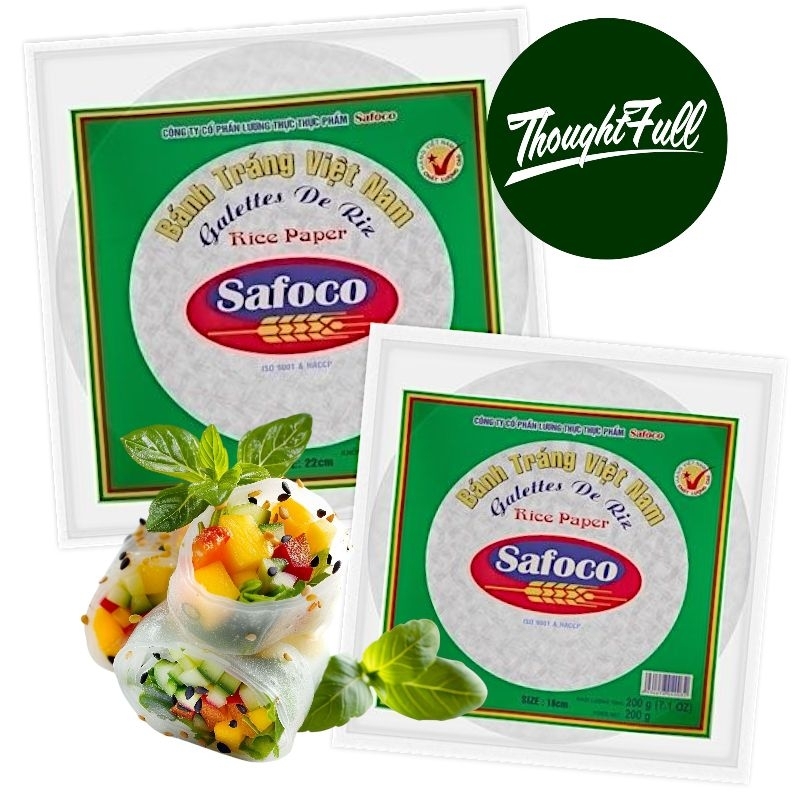 Safoco Rice Paper (16cm and 22cm) | Shopee Philippines
