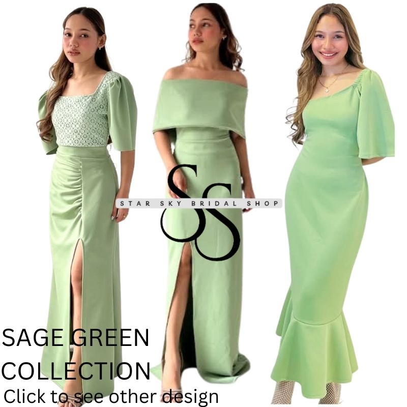 Sage Green Batch 2 Mini Maxi | Bodycon & Flowy Styles | Bridesmaids ...