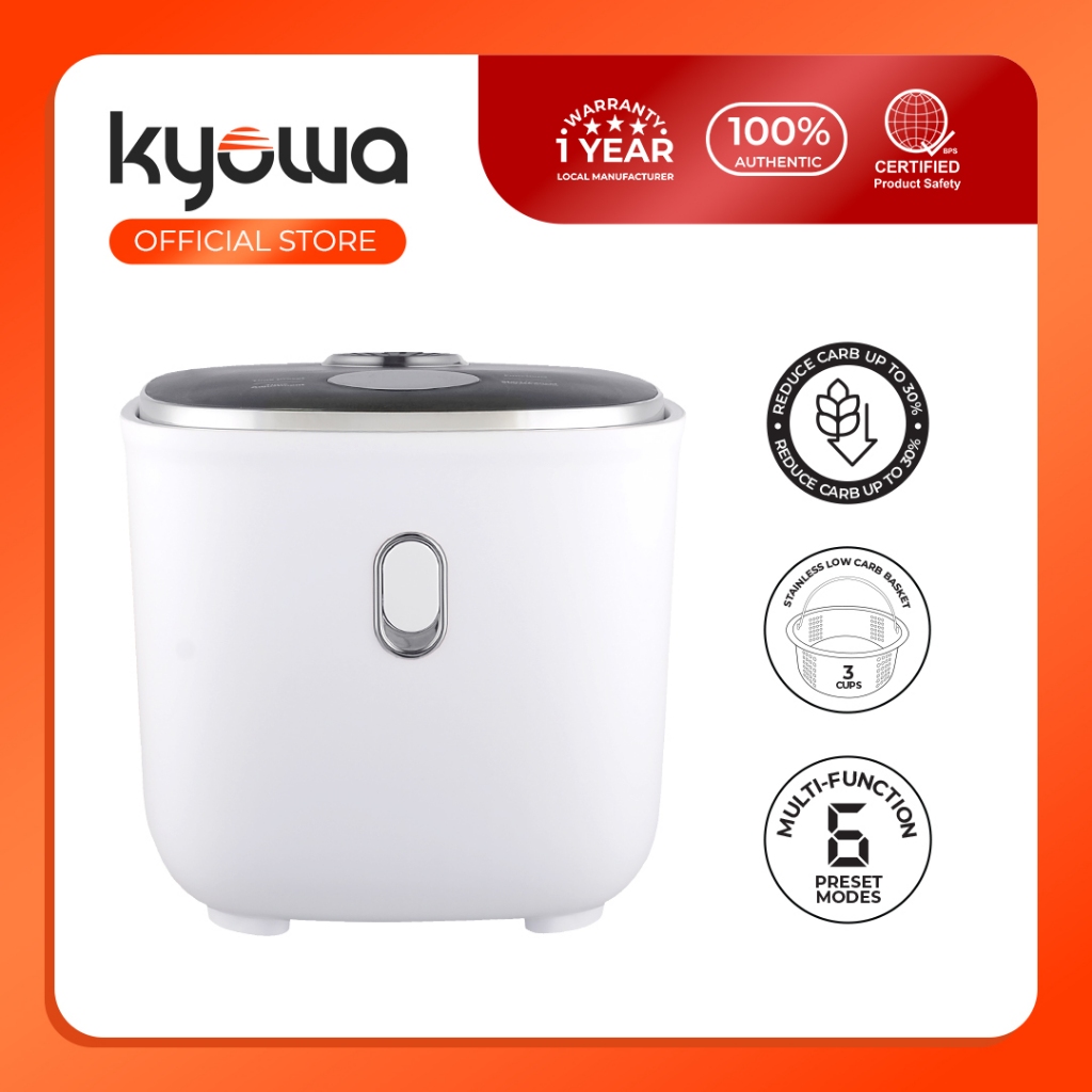 Kyowa Low Carb Rice Cooker (White) KW-2202 | Shopee Philippines