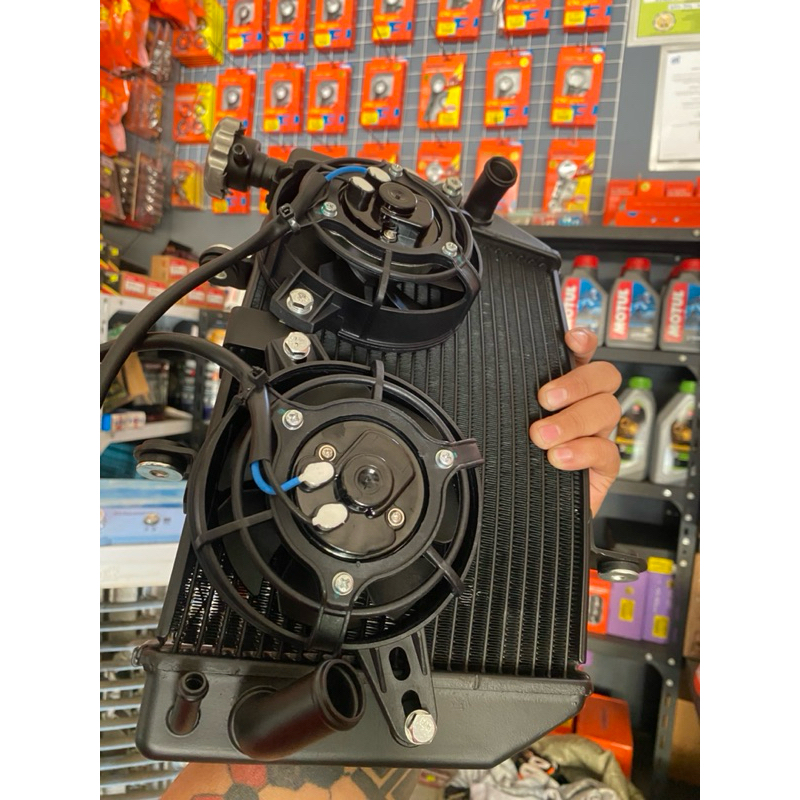 SNIPER 150 BIG RADIATOR TWIN FAN Z-5 PERFORMANCE GOOD FOR ENDURANCE ...