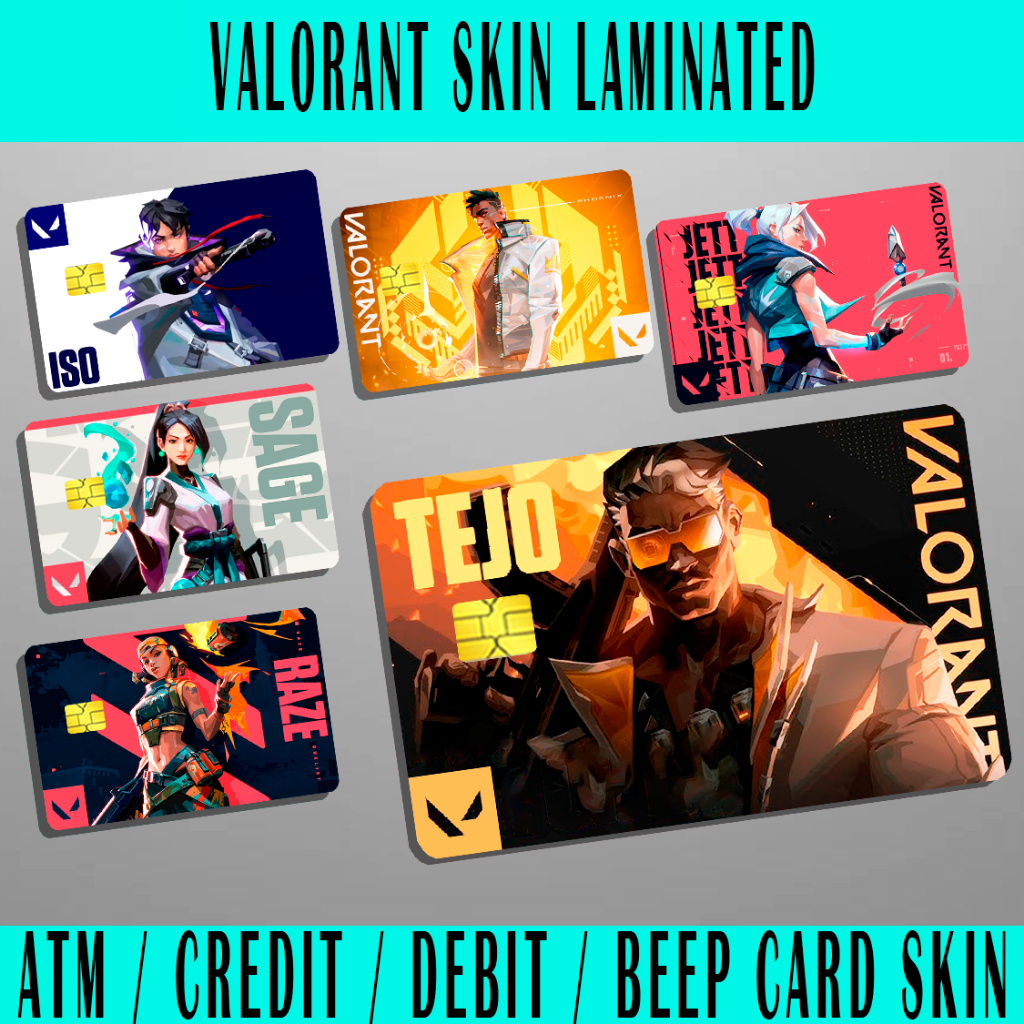 VALORANT Skin Sticker - Vinyl Matte Laminated Waterproof Scratch Proof ...