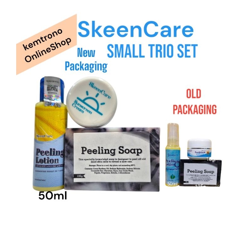 SkeenCare Peeling Lotion Trio Set 50ml | Shopee Philippines