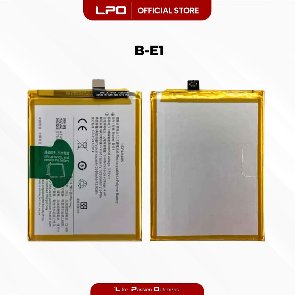 LPO Cellphone Battery B-E1 3660mAh Li-Polymer Battery Compatible with ...