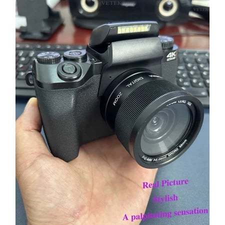 VETEK Digital Camera 4K for Photography, 4K Vlogging Camera 64MP ...