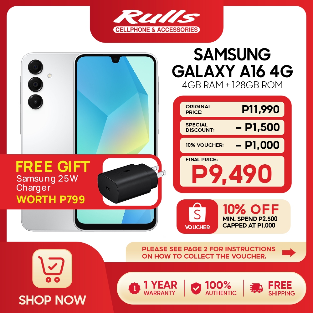 Samsung Galaxy A16 4G Smartphone | 4GB+128GB | Helio G99 Processor ...