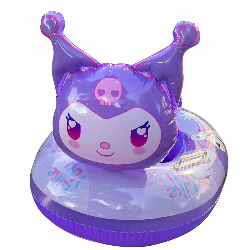 NEW Kuromi Kid Swimming Float Boat Inflatable Floater Salbabida For ...