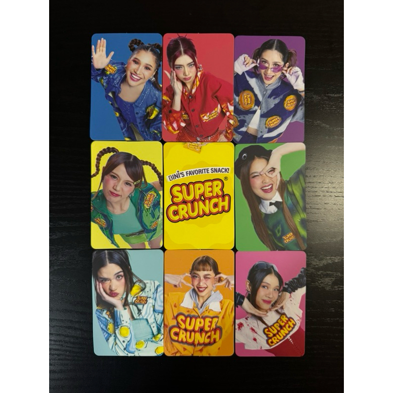 Super Crunch X BINI OFFICIAL Photocards [ONHAND] | Shopee Philippines