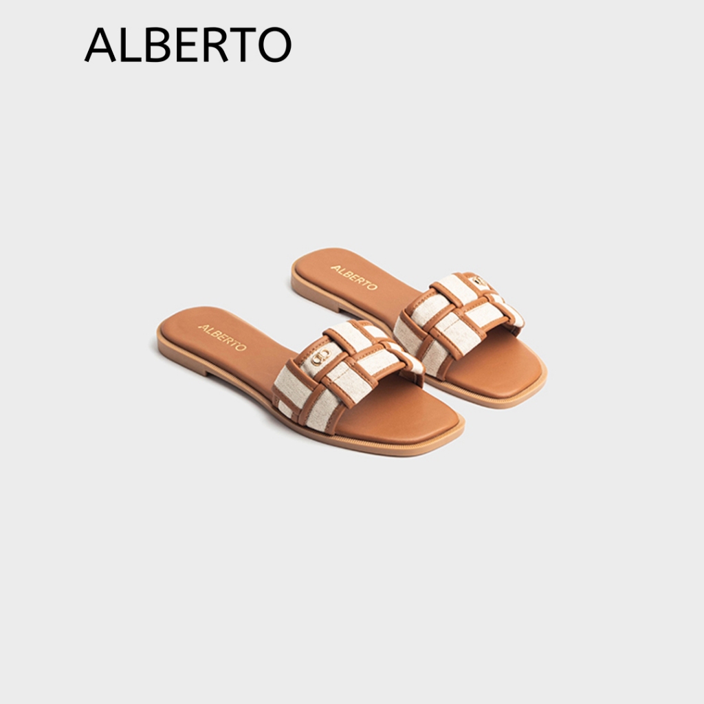 ALBERTO Women's Amirah Flat Sandals | Shopee Philippines