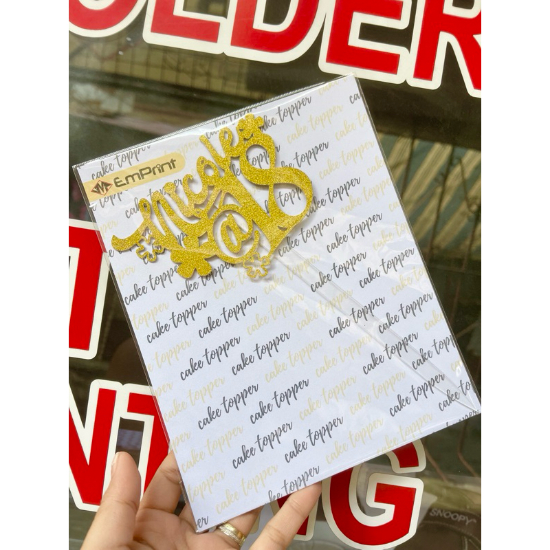 CUSTOMIZED CAKE TOPPER | Shopee Philippines