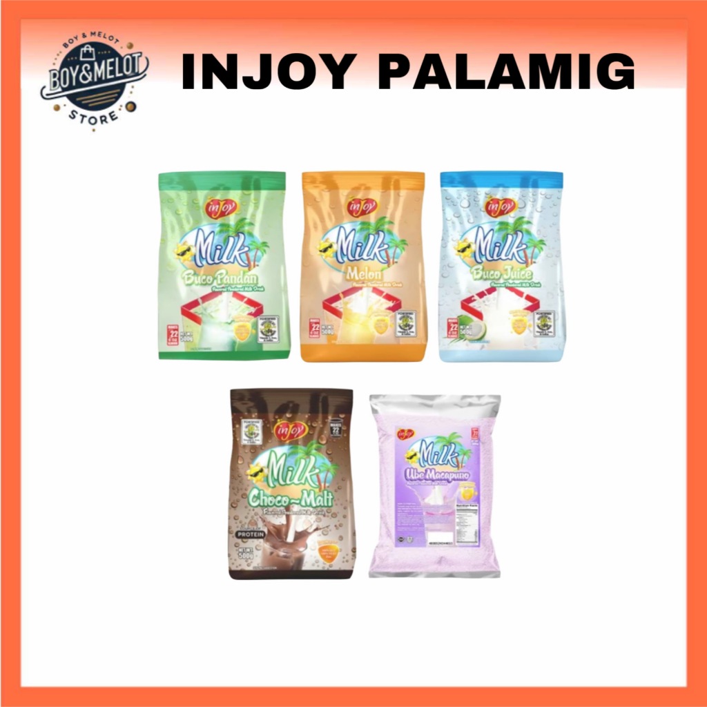 Injoy Milk Palamig Powder (500g) and Flavored Concentrate (200g ...