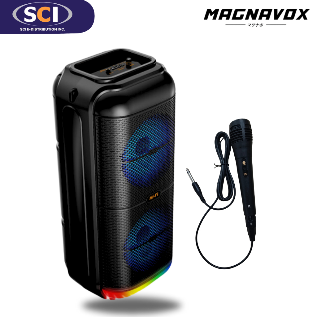 Magnavox Wireless Karaoke Speaker with Wired Mic (YSX-166) | Shopee ...