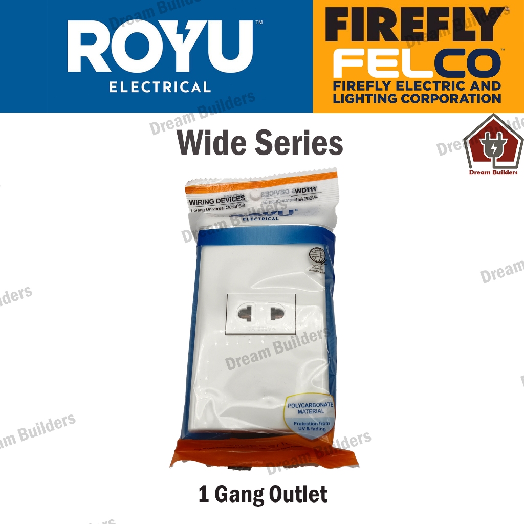 Royu Wide Series Outlet 1, 2, 3 Gang | Shopee Philippines